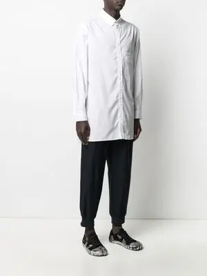 Yohji Yamamoto Flap Pocket Long-length Shirt