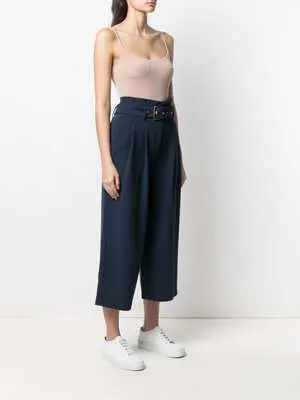 Michael Kors Belted Cropped Trousers