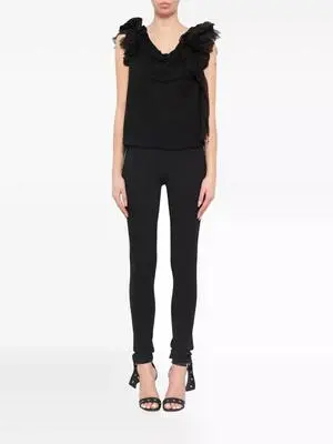 Givenchy Off-shoulder Frill Trim Blouse