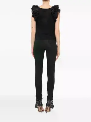 Givenchy Off-shoulder Frill Trim Blouse