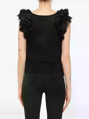 Givenchy Off-shoulder Frill Trim Blouse