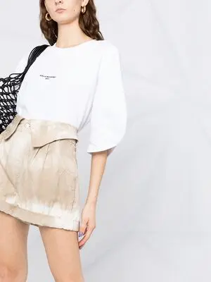 Stella McCartney Tie-dye Denim Shorts