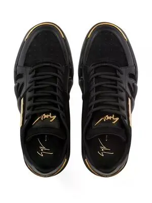 GIUSEPPE ZANOTTI Talon Mid-top Sneakers - Black