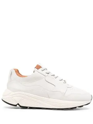 BUTTERO® Vinci Crackle-effect Leather Sneakers