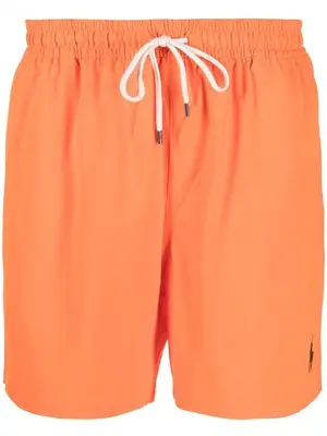 Polo Ralph Lauren Drawstring Swim Shorts - Orange