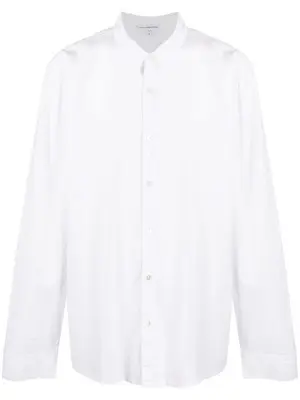 JAMES PERSE Long-sleeved Cotton Shirt - White