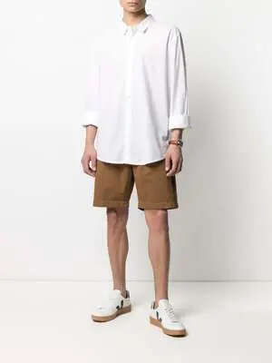 JAMES PERSE Long-sleeved Cotton Shirt - White