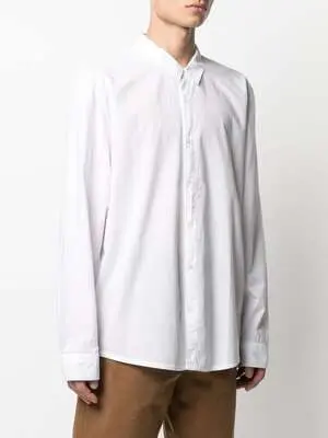 JAMES PERSE Long-sleeved Cotton Shirt - White