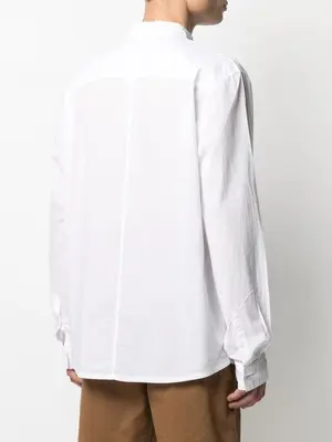 JAMES PERSE Long-sleeved Cotton Shirt - White