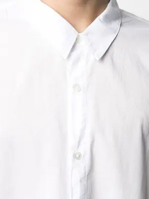 JAMES PERSE Long-sleeved Cotton Shirt - White