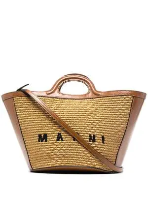 Marni Tropicalia Raffia Tote Bag