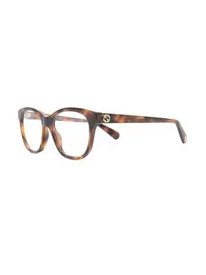 Gucci Interlocking G Soft-square Frame Glasses