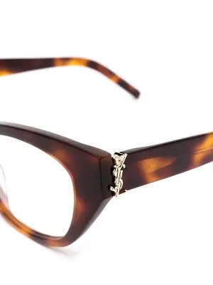 Saint Laurent Slm80 Oval-frame Glasses