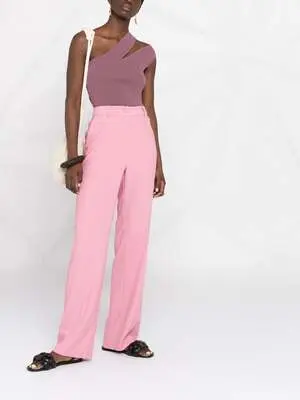 HEBE STUDIO High-waist Tailored Trousers