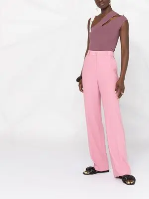 HEBE STUDIO High-waist Tailored Trousers