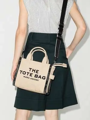 Marc Jacobs Jacquard Small Tote - Neutrals