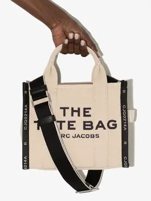 Marc Jacobs Jacquard Small Tote - Neutrals