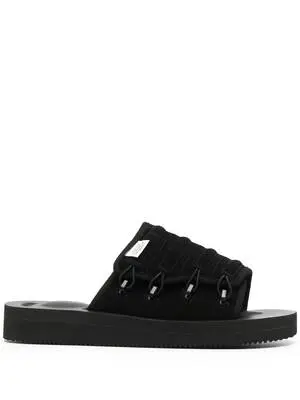 Suicoke Logo Open-toe Slides