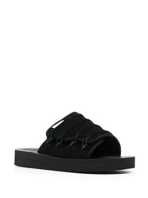 Suicoke Logo Open-toe Slides