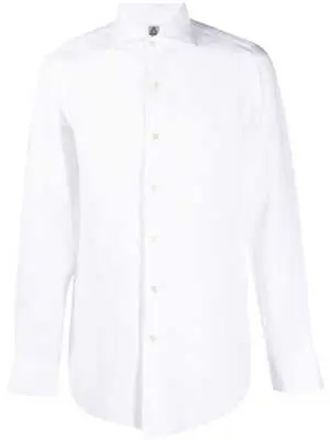 FINAMORE 1925 Collared Linen Shirt