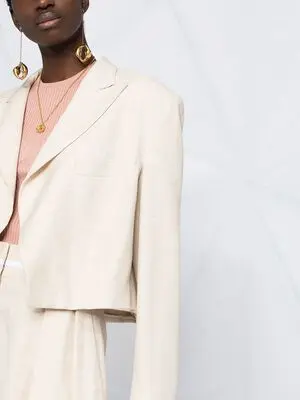 Stella McCartney Peak-lapel Cropped Jacket