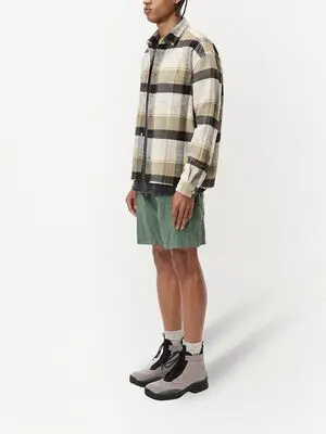 John Elliott Check-print Button-up Shirt