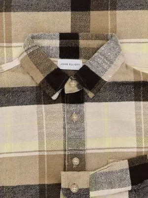John Elliott Check-print Button-up Shirt