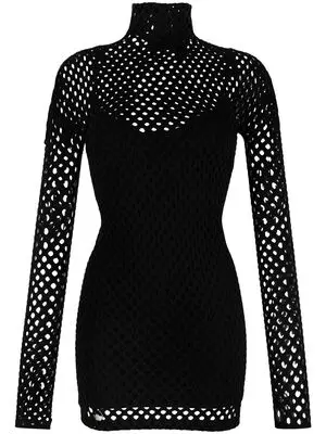 Philipp Plein High Neck Dresses