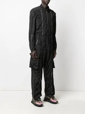 Dsquared2 Triple Zip Long-sleeved Jumpsuit