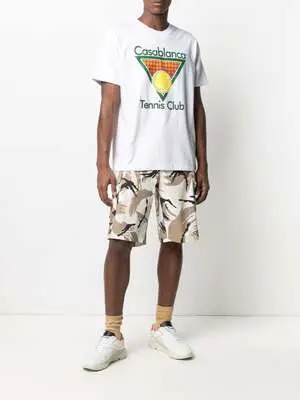 Kenzo Camouflage Cargo Bermuda Shorts
