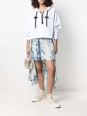 DIESEL® Cropped Cotton Hoodie