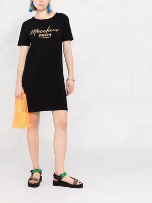Moschino Logo-print T-shirt Dress