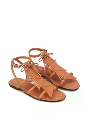 TOD'S Fringed Flat Sandals