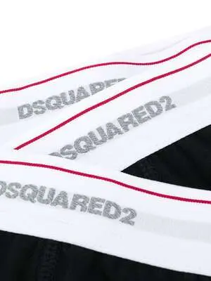 Dsquared2 Three-pack Logo Boxers - Black