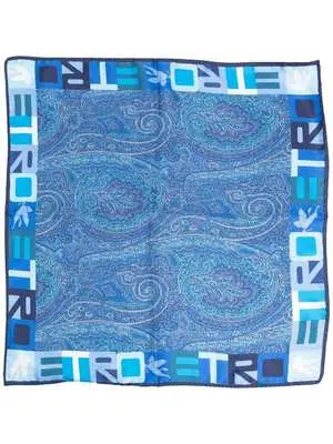 Etro Logo-print Edge Scarf