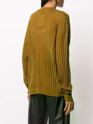 UMA WANG Semi-sheer Cashmere Jumper