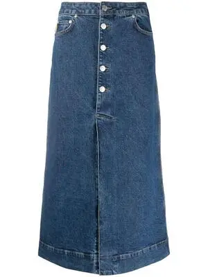 GANNI Comfort Stretch Midi Skirt