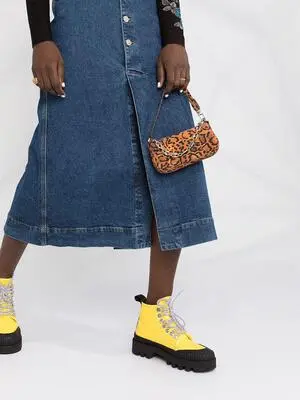 GANNI Comfort Stretch Midi Skirt
