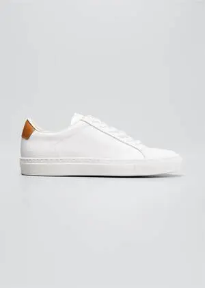 COMMON PROJECTS Retro Leather Sneakers - Whitetan
