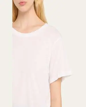 AMO Babe Cropped Tee - White