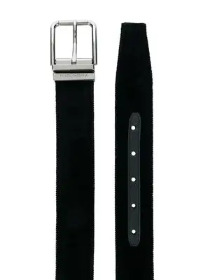 Dolce & Gabbana Buckled Velvet Belt