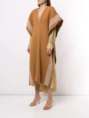 Voz Diamante Poncho - Brown