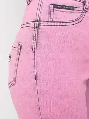 Philipp Plein High-waist Jeggings - Pink
