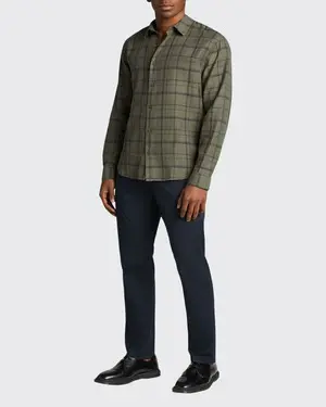 Vince Men's Dylan Lightweight Twill Pants Coastal