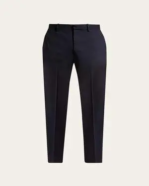 Theory Mayer Stretch Wool Pants - Navy