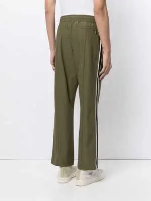 PORTS V Side Stripe Track Pants - Green