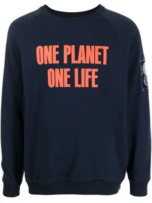 PORTS V One Planet One Life Logo-print Sweatshirt