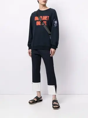 PORTS V One Planet One Life Logo-print Sweatshirt