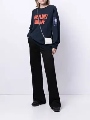 PORTS V One Planet One Life Logo-print Sweatshirt