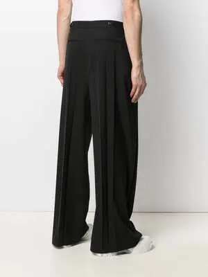Valentino Garavani Tailored Wide-leg Trousers - Black